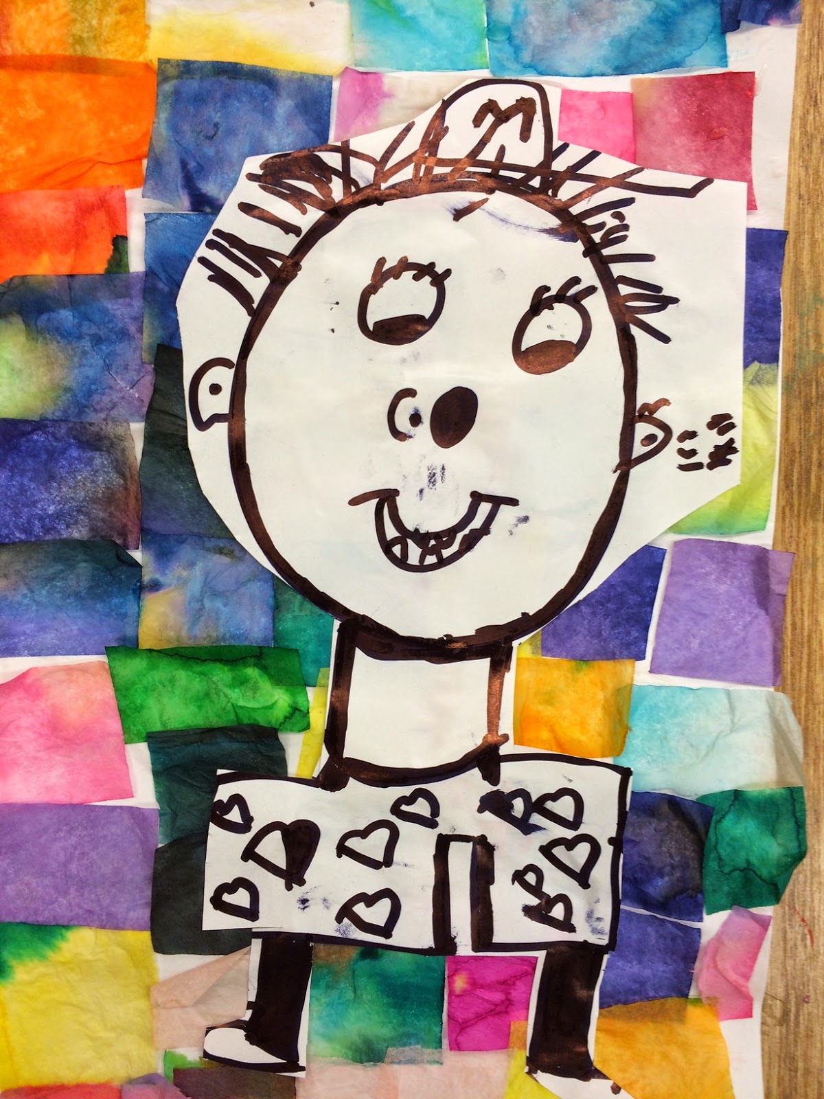 The Art Studio at Cooper Dual Language Academy: Kindergarten Self-Portraits