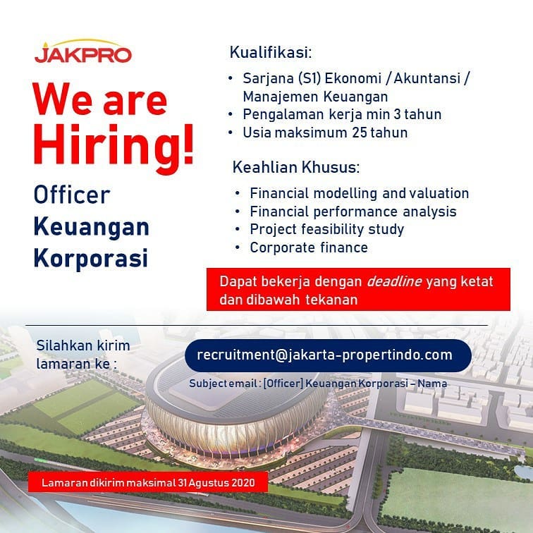 Officer Keuangan Korporasi Di PT Jakarta Propertindo Loker Anak Jakarta officer-keuangan-korporasi-di-pt-jakarta-propertindo-loker-anak-jakarta