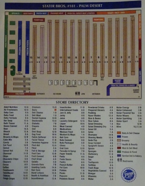 Walkabout With Wheels Blog: Grocery Shopping @ Stater Bros. Market in ...