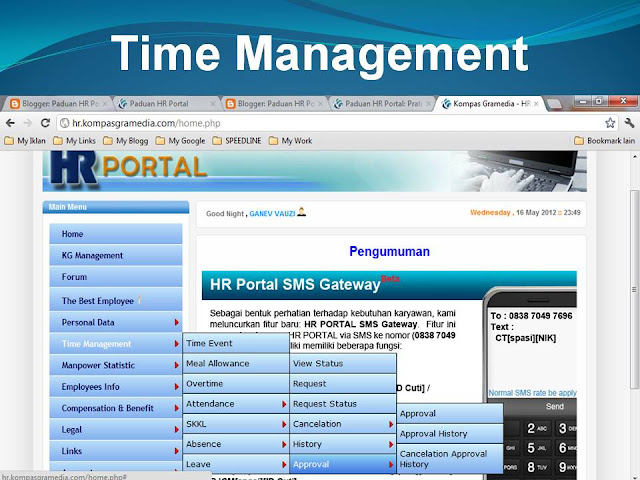 Paduan HR Portal: Time Management