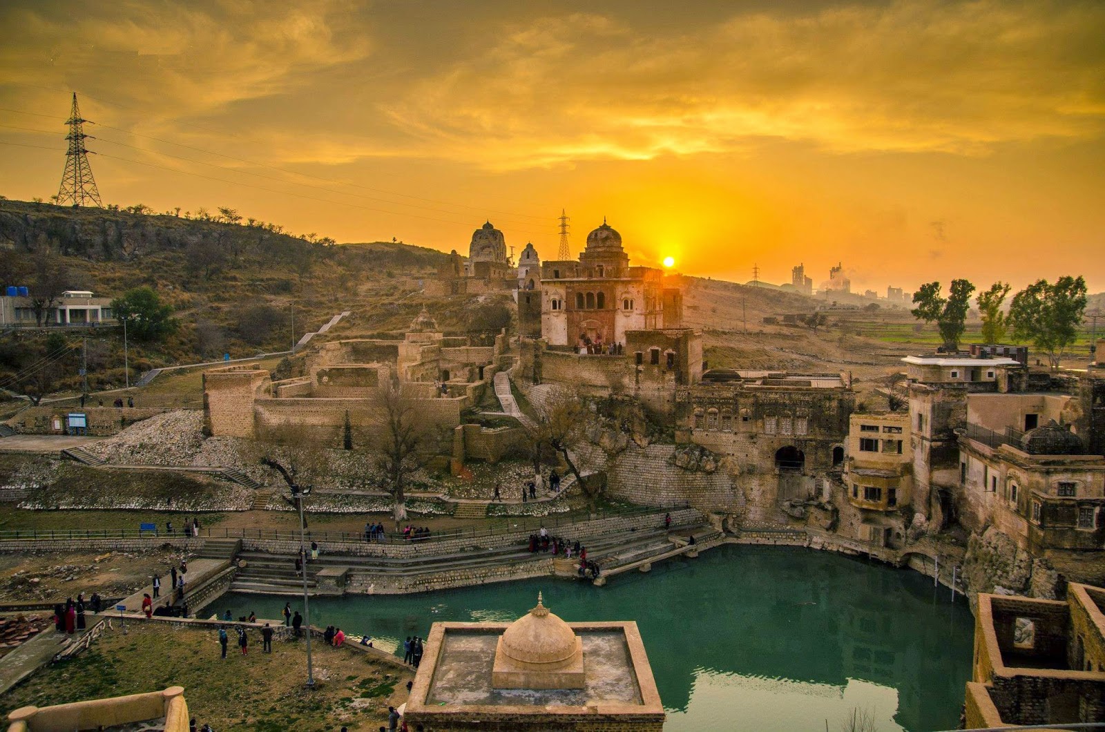 Katas Raj Temple Katas Village Choa Saidanshah Chakwal Punjab Pakistan Exploring