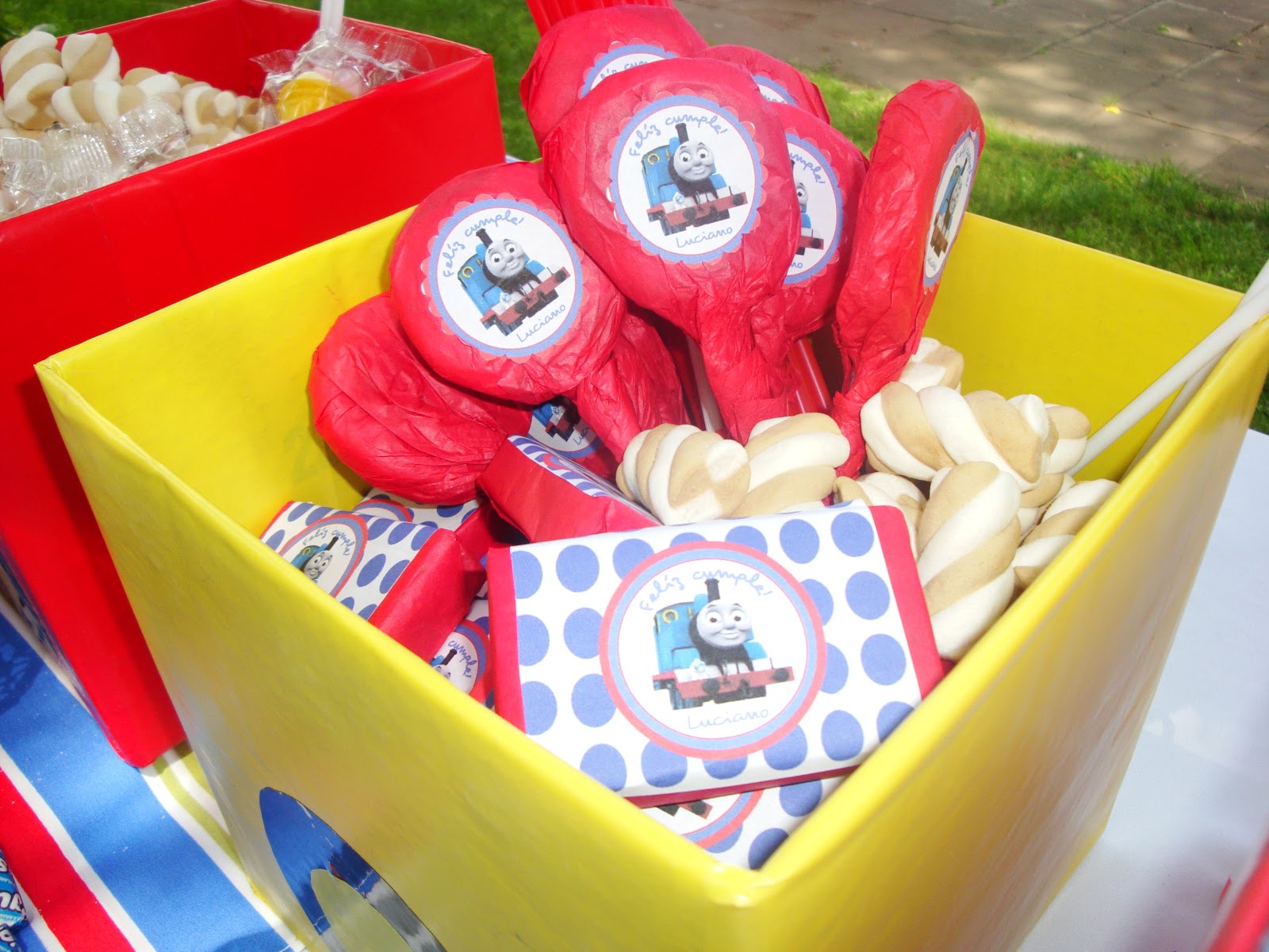 ideas tematicas: Thomas & friends+ candy bar