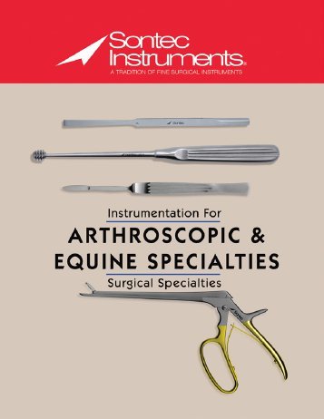 Orthopedic and Arthroscopic Instrumentation Sontec Instruments ...