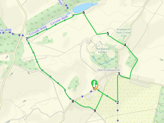 Hertfordshire Walker: Walk 76: Old Knebworth North Loop