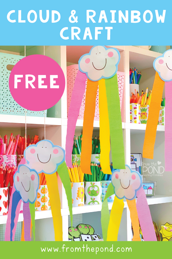 Rainbow Cloud Craft | From the Pond