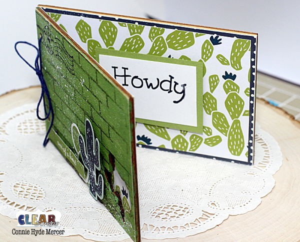 crafty goodies: Texas Wood Card with Clear Scraps~