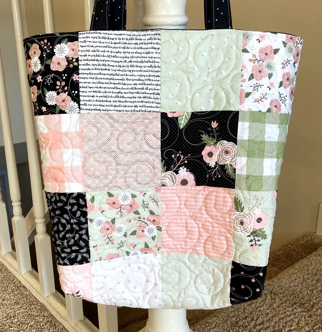 Happy Quilting: Charming Tote for Josie!!