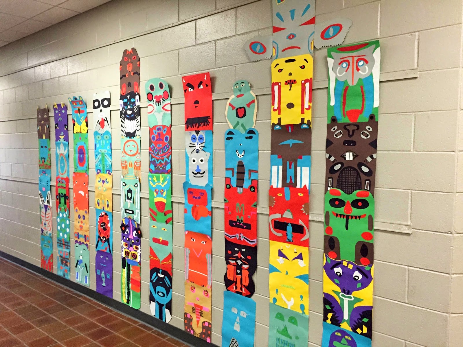Thomas Elementary Art: 4th Grade Totem Poles