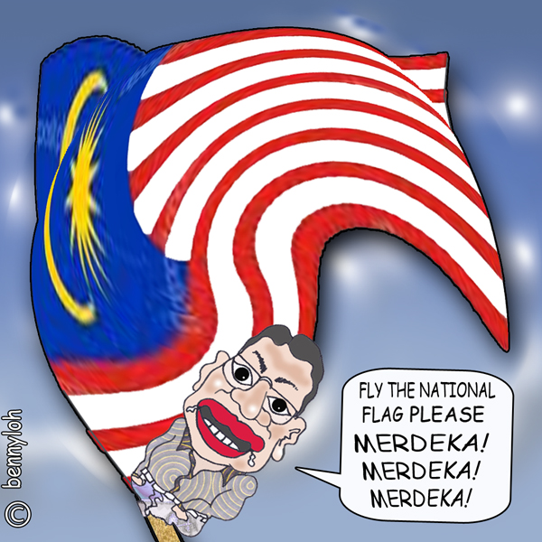 MALAYSIAN CARTOONS: WHAT'S THE PROBLEM THIS MERDEKA?