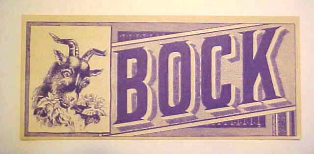 MemoriesandMiscellany: Bock Beer: Getting Our Goat One More Time