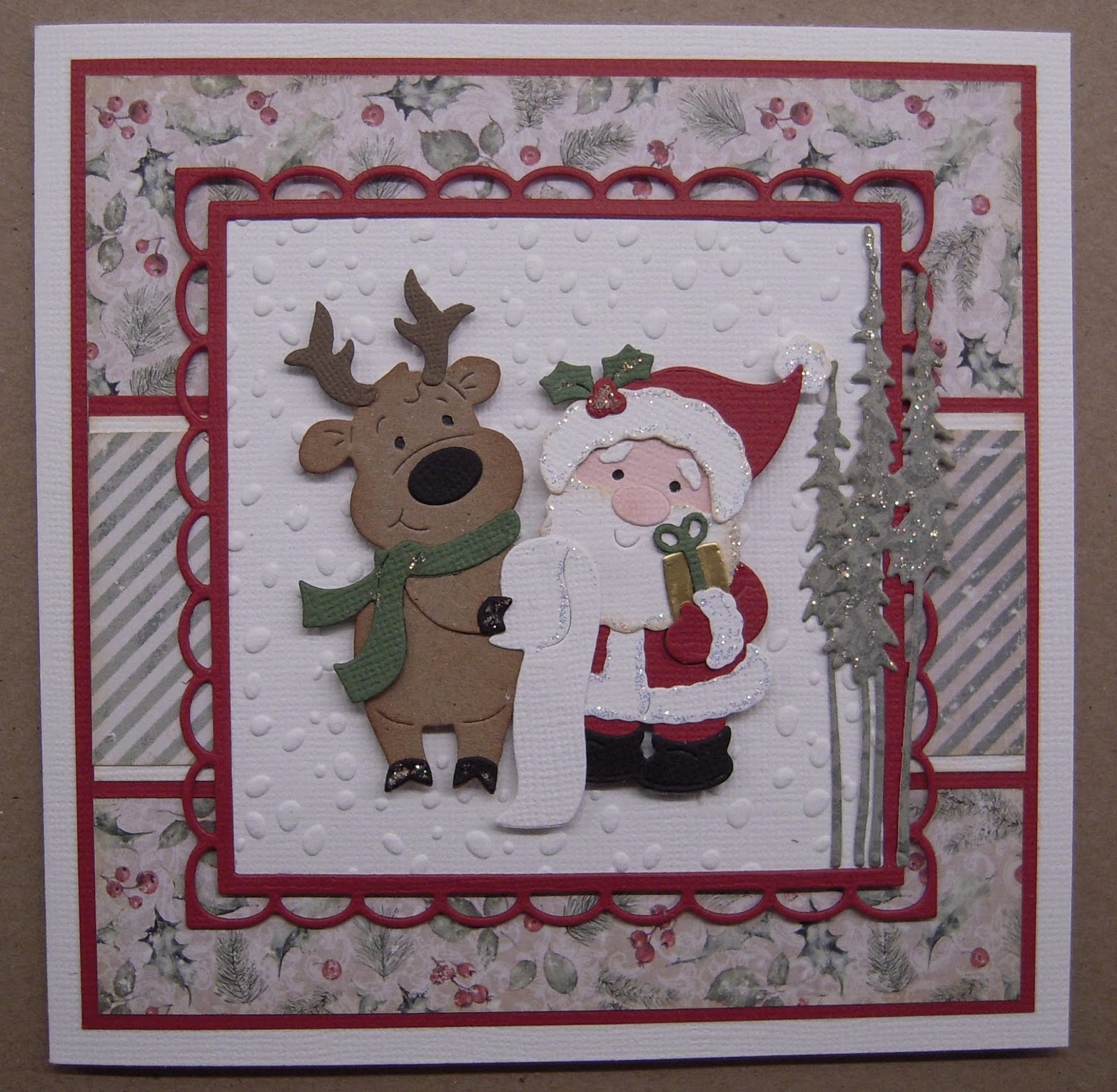 KortMilla: Julkort med tomte och ren!