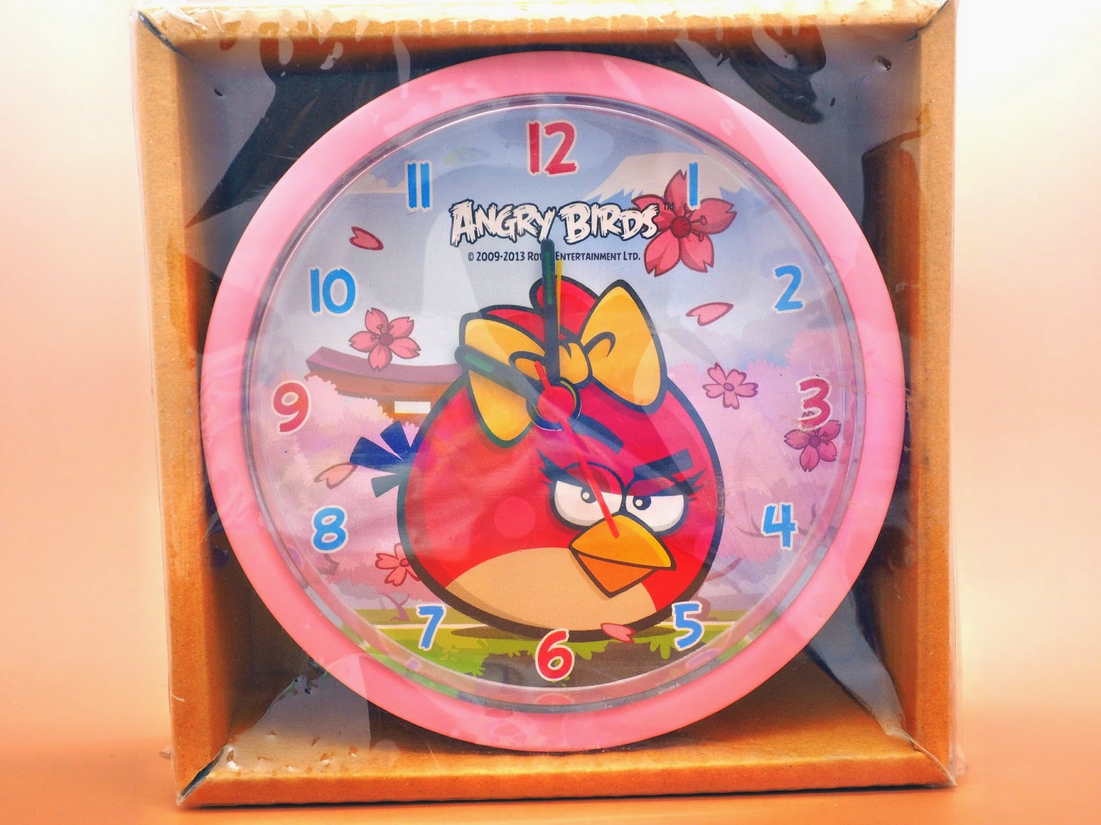 invincible: NEW* Original Angry Birds Wall Clock Home Gift 5" Christmas ...
