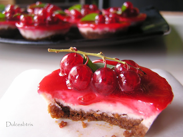 Dulces Btrix: Minichesse cake de grosellas