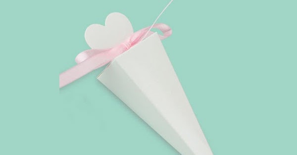 Free Printable Cone Box with Heart. | Oh My Fiesta Wedding!