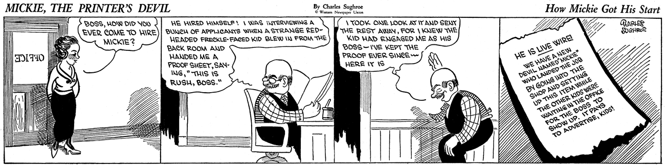 Stripper's Guide: Obscurity of the Day: Mickie, The Printer's Devil