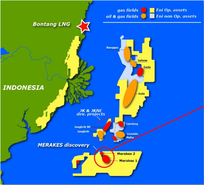 the Merakes Project by ENI Indonesia