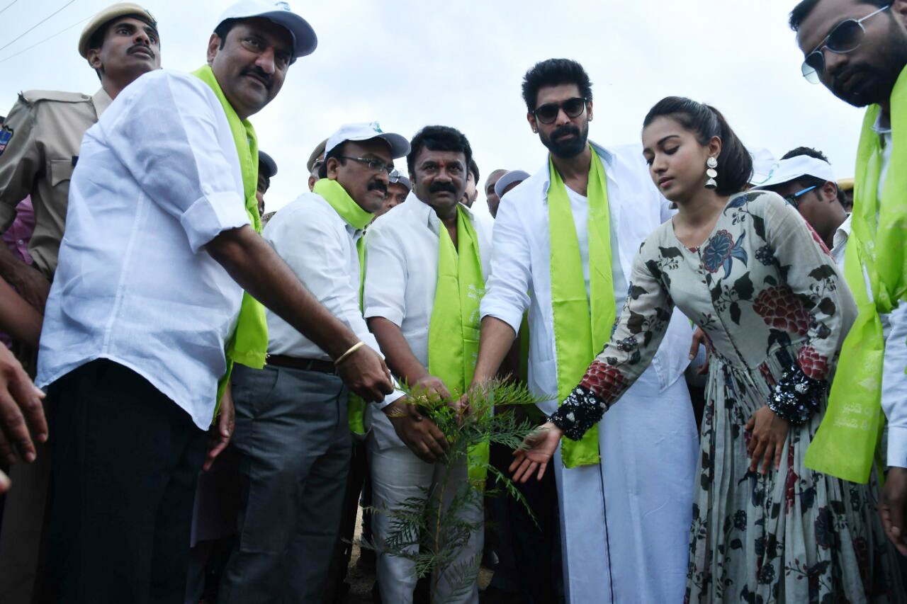 Rana Daggubati and Catherine Tresa at Haritha Haram Photos - SouthColors