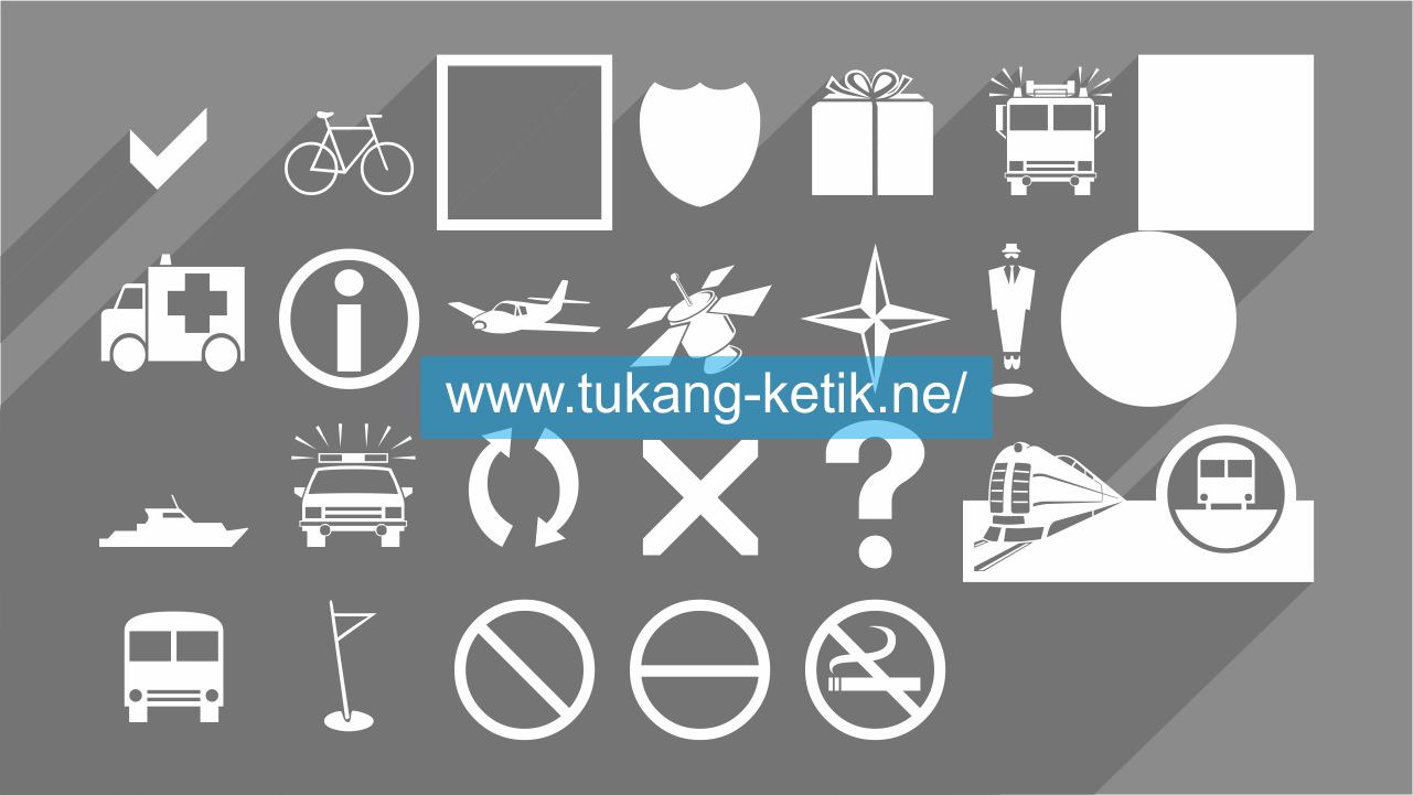 Cara Paling Mudah Bikin Icon Mobil, Sepeda, Pesawat, Ambulan dll di ...