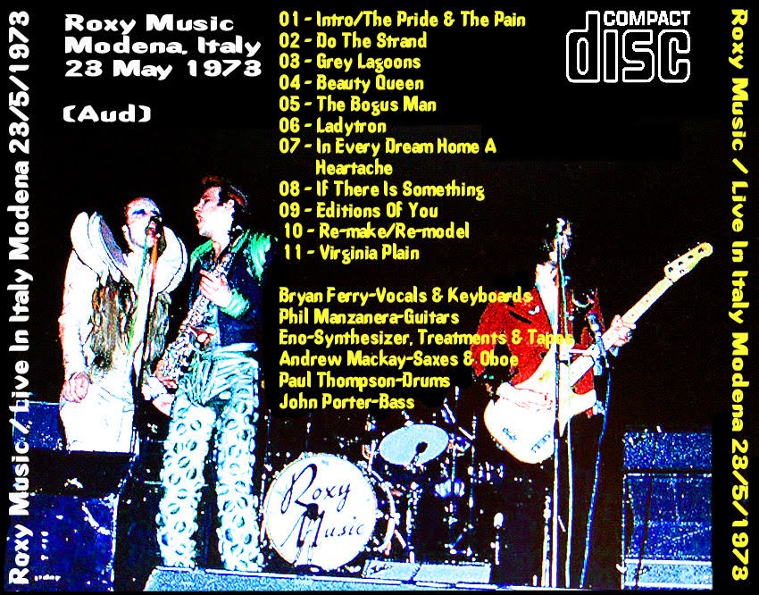 T.U.B.E.: Roxy Music - 1973-05-23 - Modena, IT (AUD/FLAC)