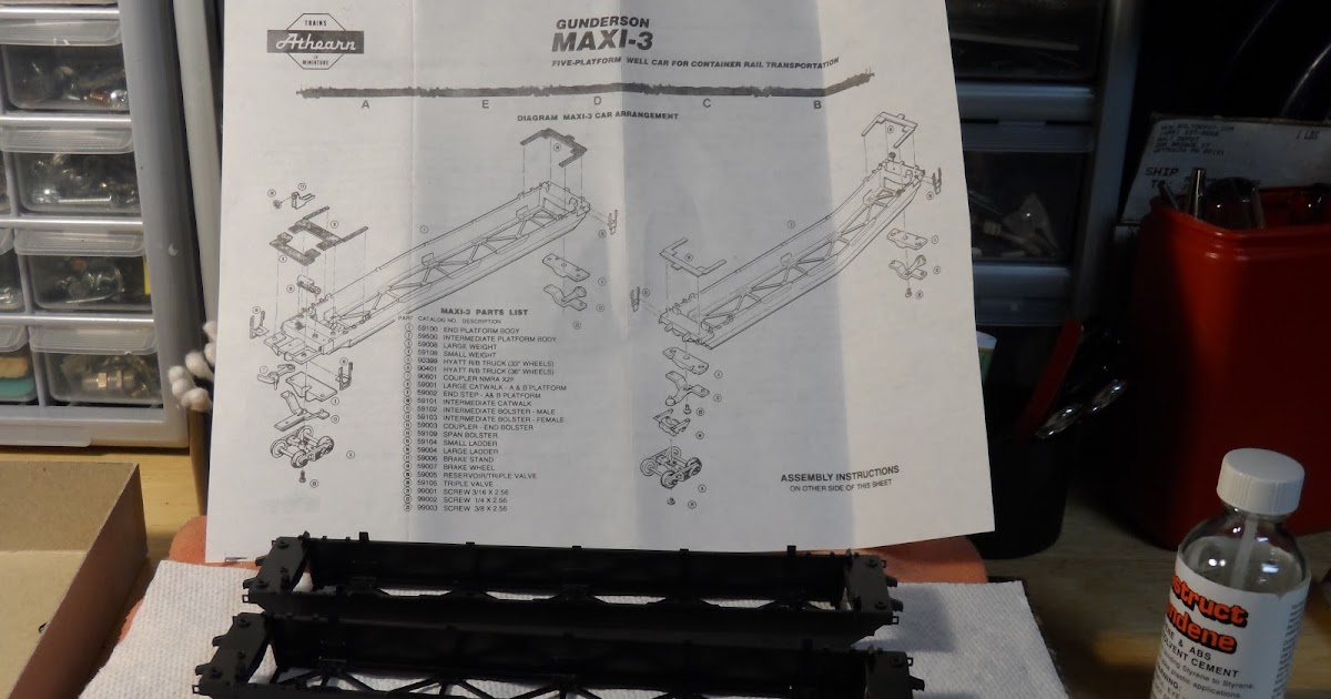 New York Central Train Layout: Athearn BB Gunderson Maxi-3 Project