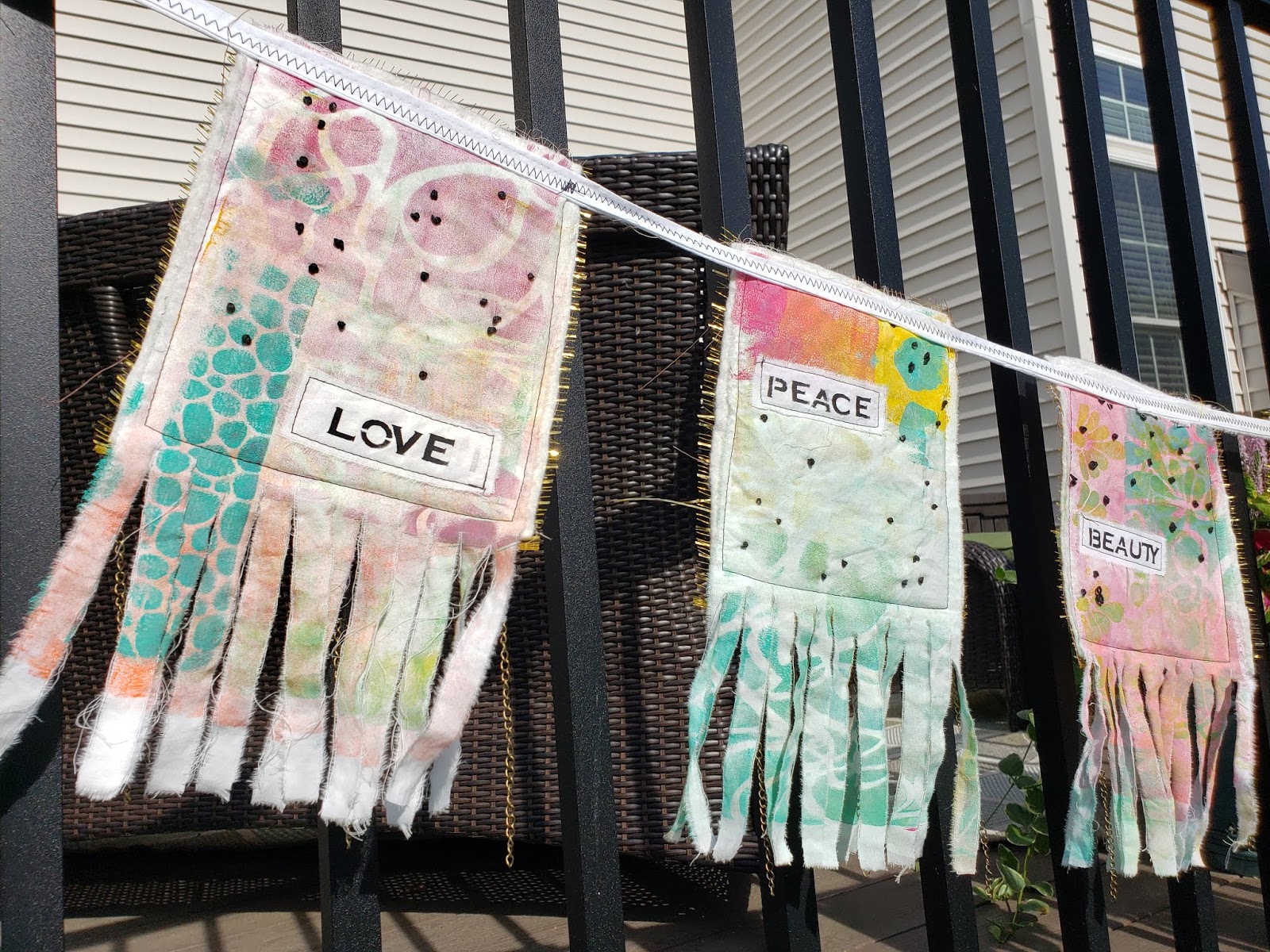 StencilGirl Talk: StencilGirl® Wish Flag Collaboration