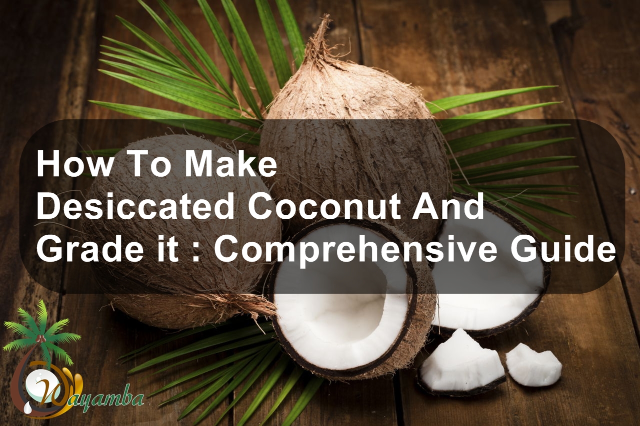 Wayamba DC & Oil Mills (Pvt) Ltd: How To Make Desiccated Coconut And ...