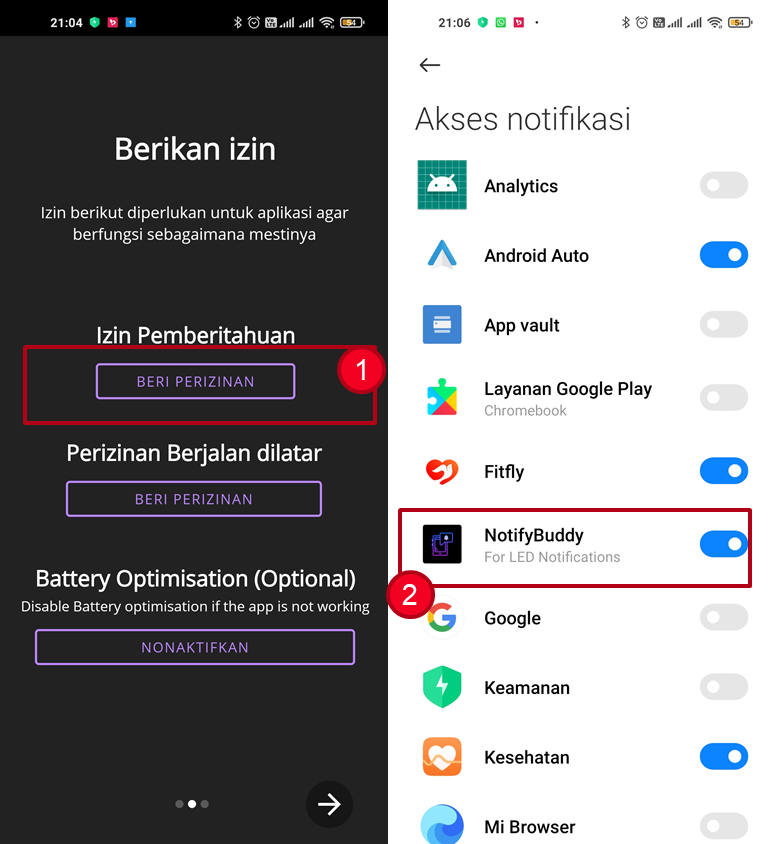 Membuat LED Notifikasi di HP yang Tidak Memiliki LED Notifikasi - Sahretech