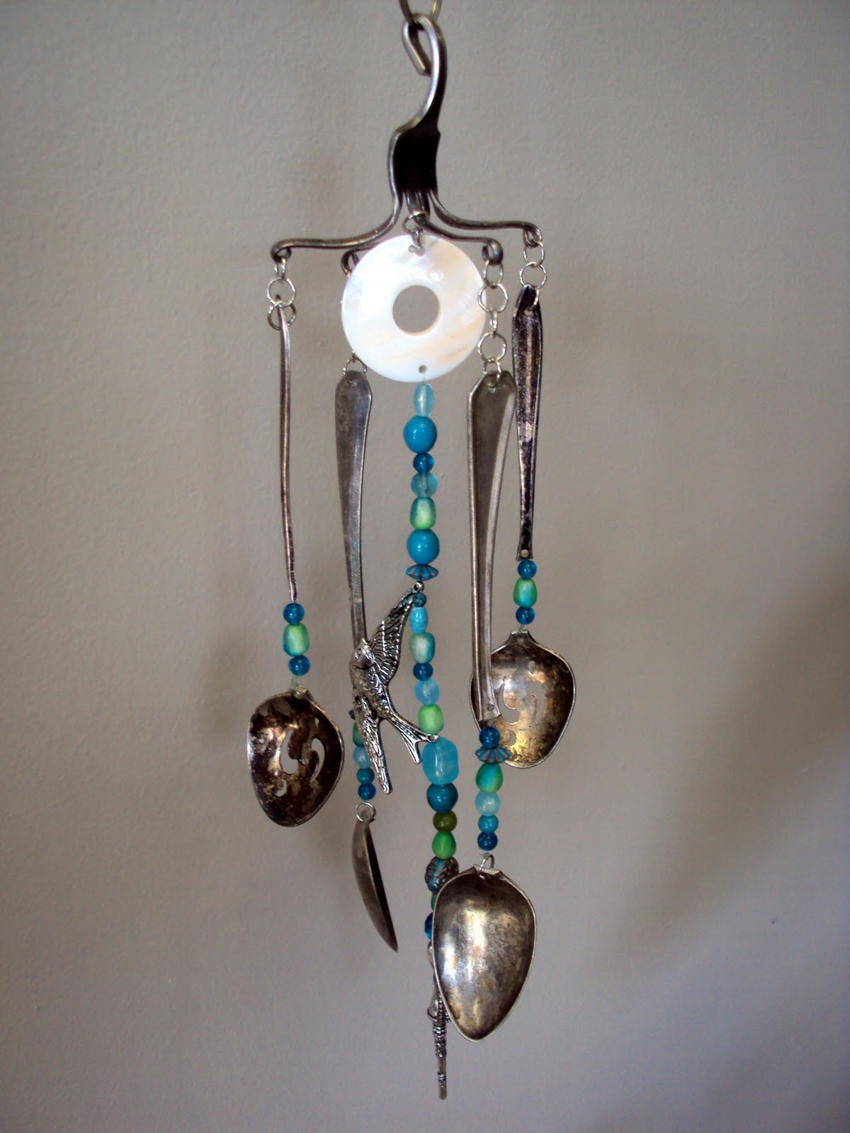 A Refinished Life: Silverware Wind Chime