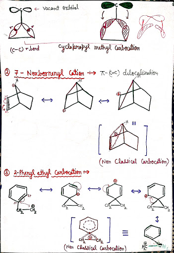 Non classical Carbocation and Classical Carbocation - DPO Udham Singh Nagar