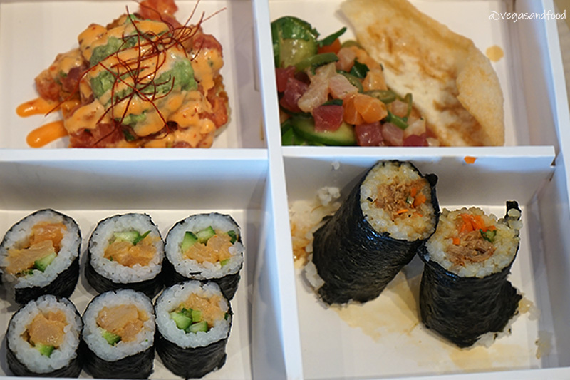 Sushi bento box at SuperToro - Hollywood - Vegas and Food