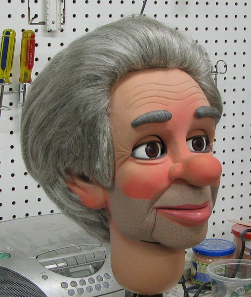 Puppets and Props Shop Talk: Just a quick puppet painting tip....