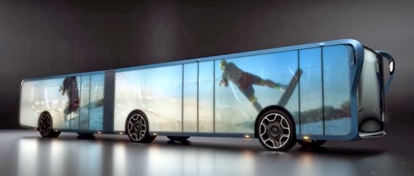 Bus Masa depan yang sangat kreatif