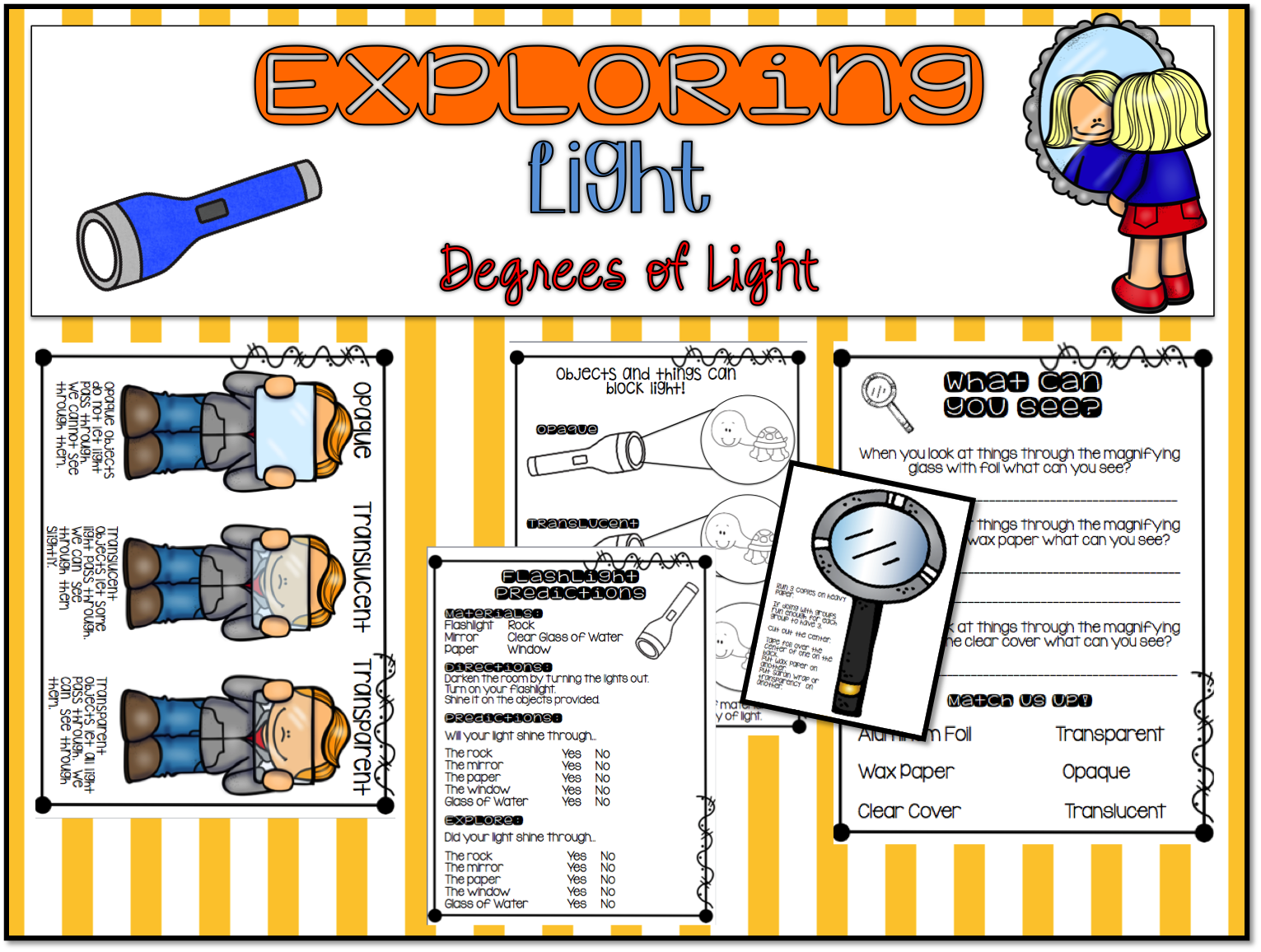 1st Grade Hip Hip Hooray!: Sound and Light Waves NGSS 1st Grade