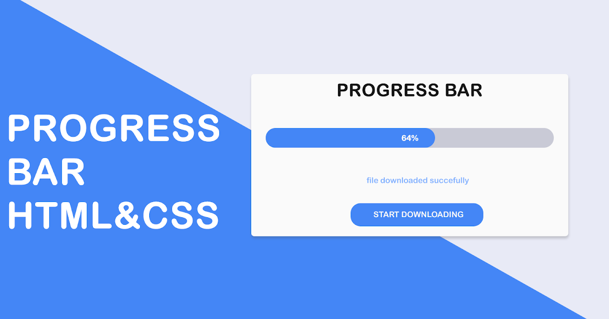 Make A Progress Bar Using Javascript Doctorcode