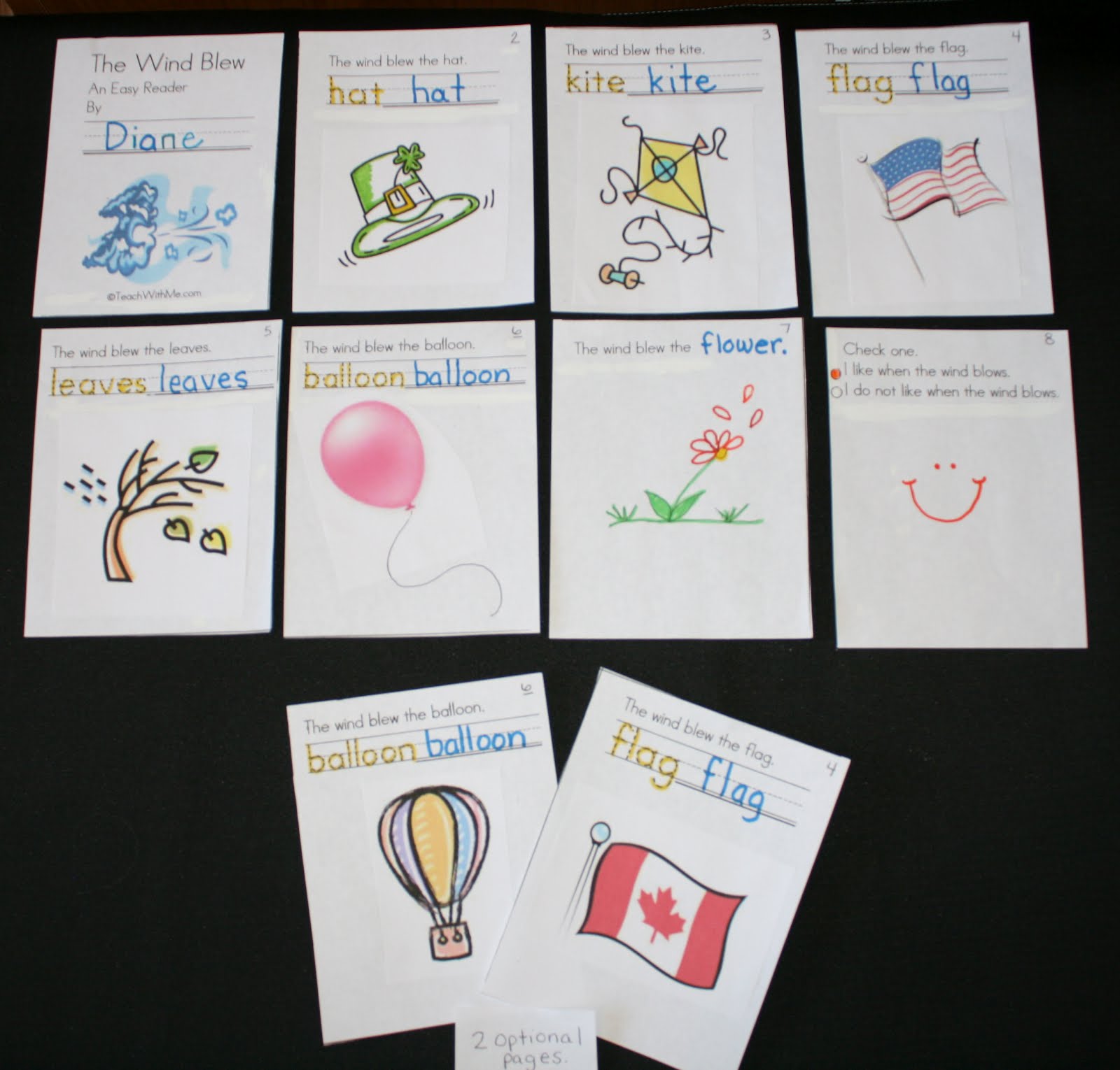 Classroom Freebies Too: PK-2: The Wind Blew booklet