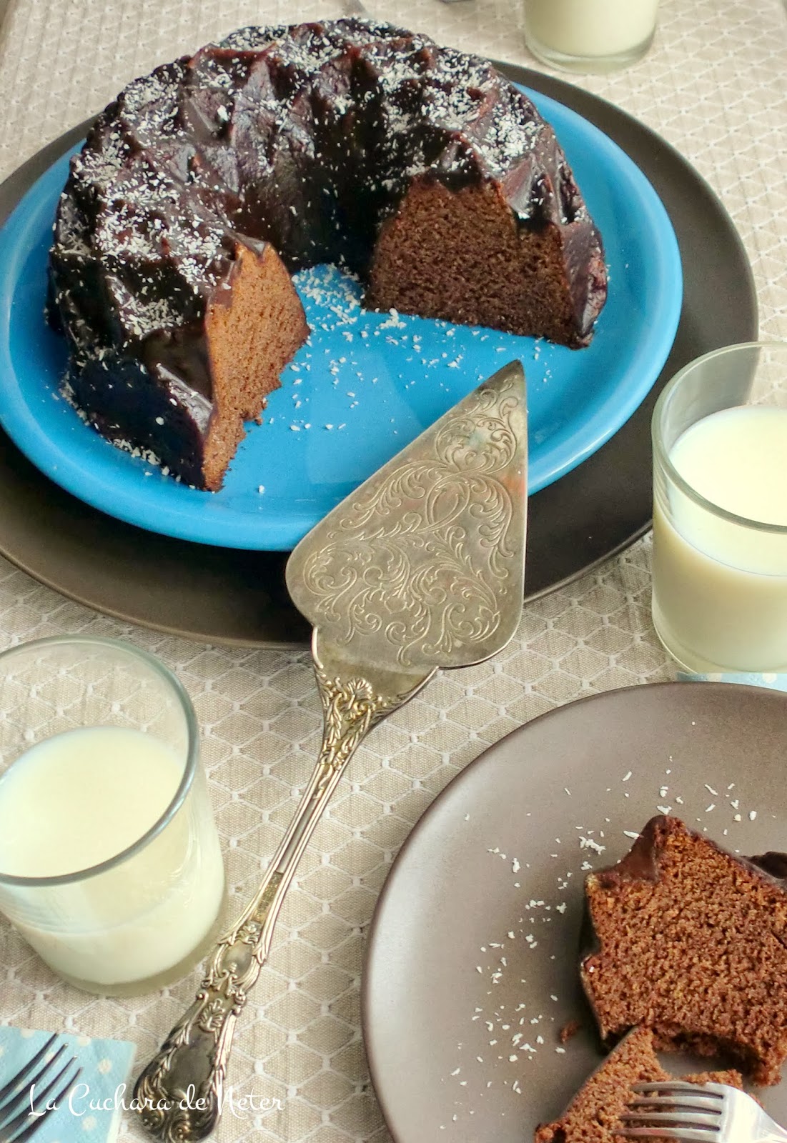 La Cuchara de Neter por Ángel Soliño: Bizcocho de chocolate y coco