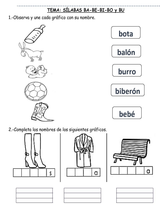 Actividades para primer grado