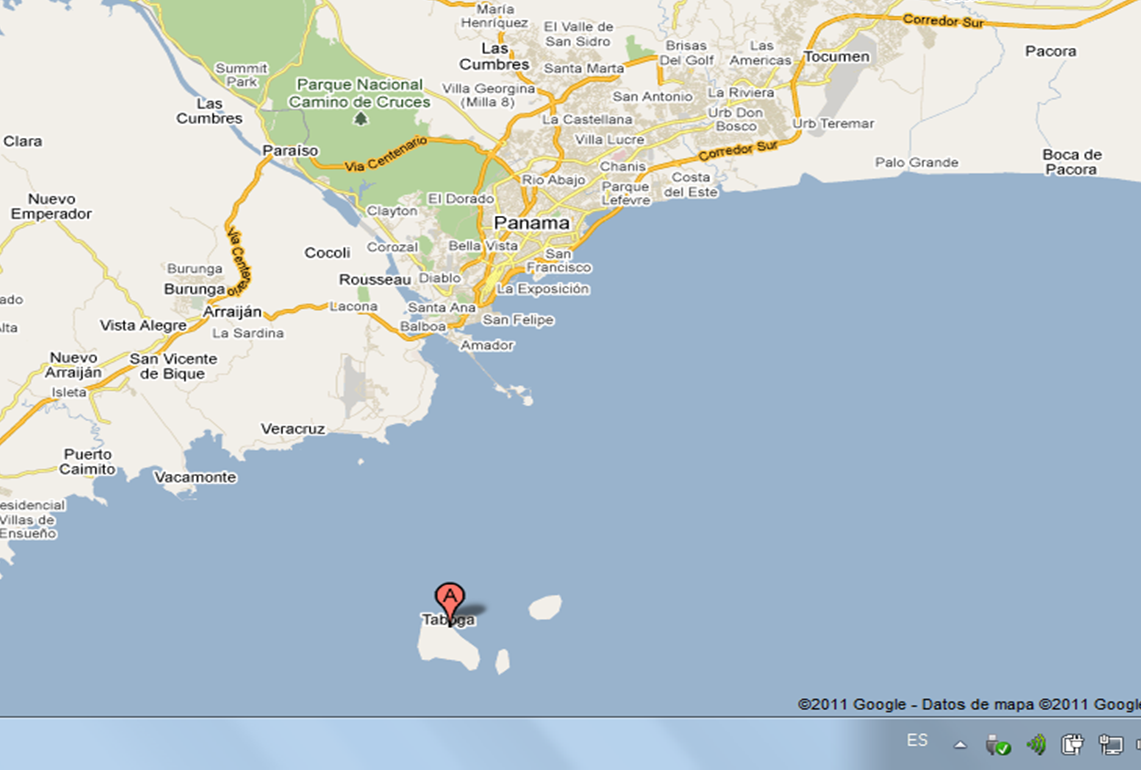 Taboga Island Map at Eugene Goff blog