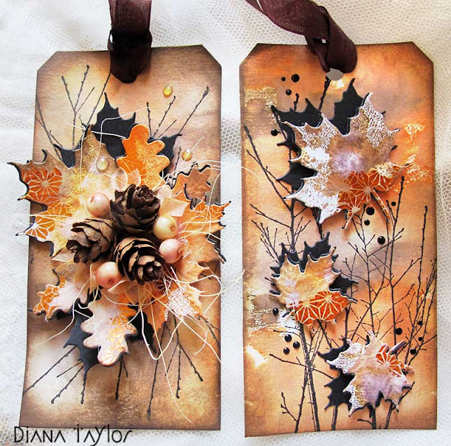 Velvet Moth Studio: Autumn Leaves Tags