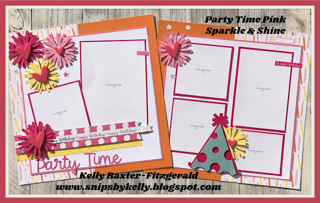SNIPS BY KELLY: PARTY TIME PINK 12 Page Workshop