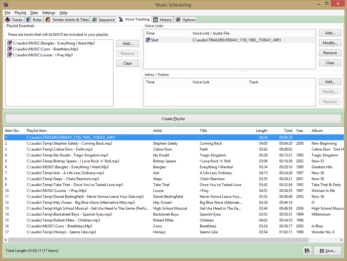 Library Player: Music Scheduling 2.4