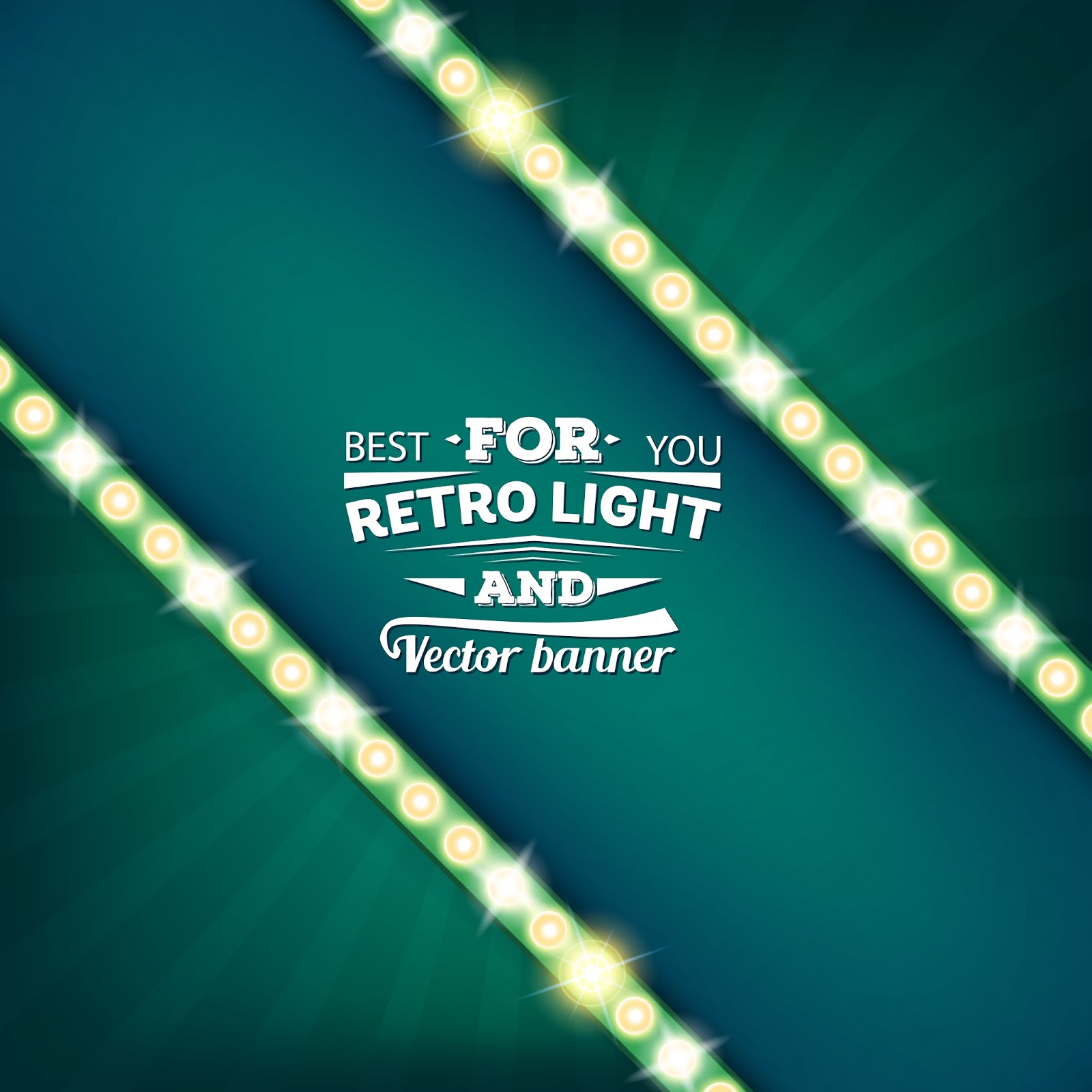 Блог Колибри: Abstract Vector Retro Light Background