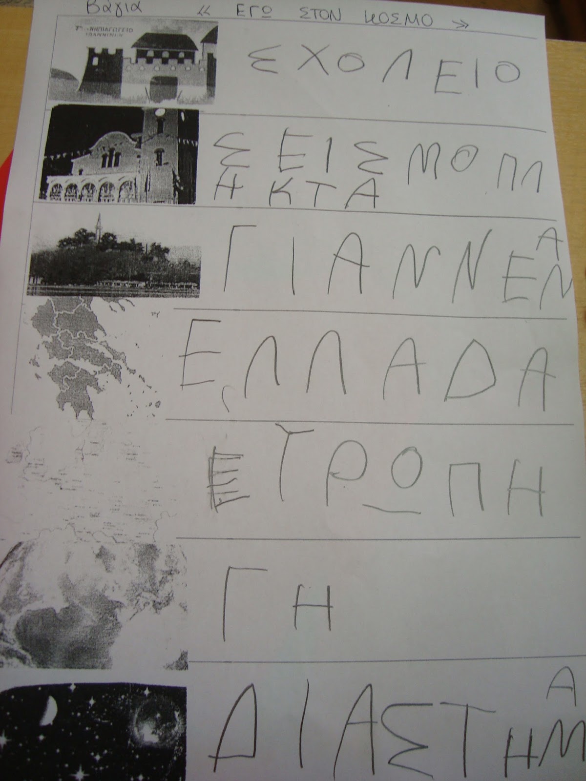 7ο ΝΗΠΙΑΓΩΓΕΙΟ ΙΩΑΝΝΙΝΩΝ -ΤΑ ΝΗΠΙΑ ΤΑΞΙΔΕΥΟΥΝ....: ΓΙΑΝΝΕΝΑ...Η ΠΟΛΗ ...
