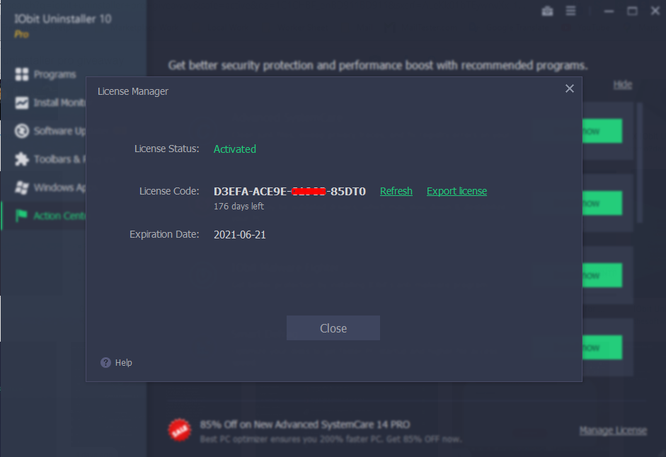 Iobit uninstaller 10 license key - teramopa