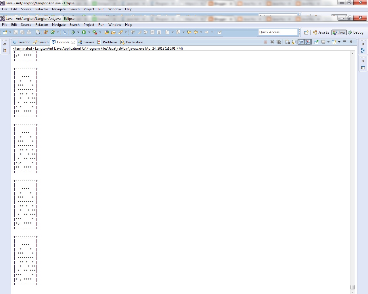 Langton's Ant : Java Program Code explain | Java Hungry