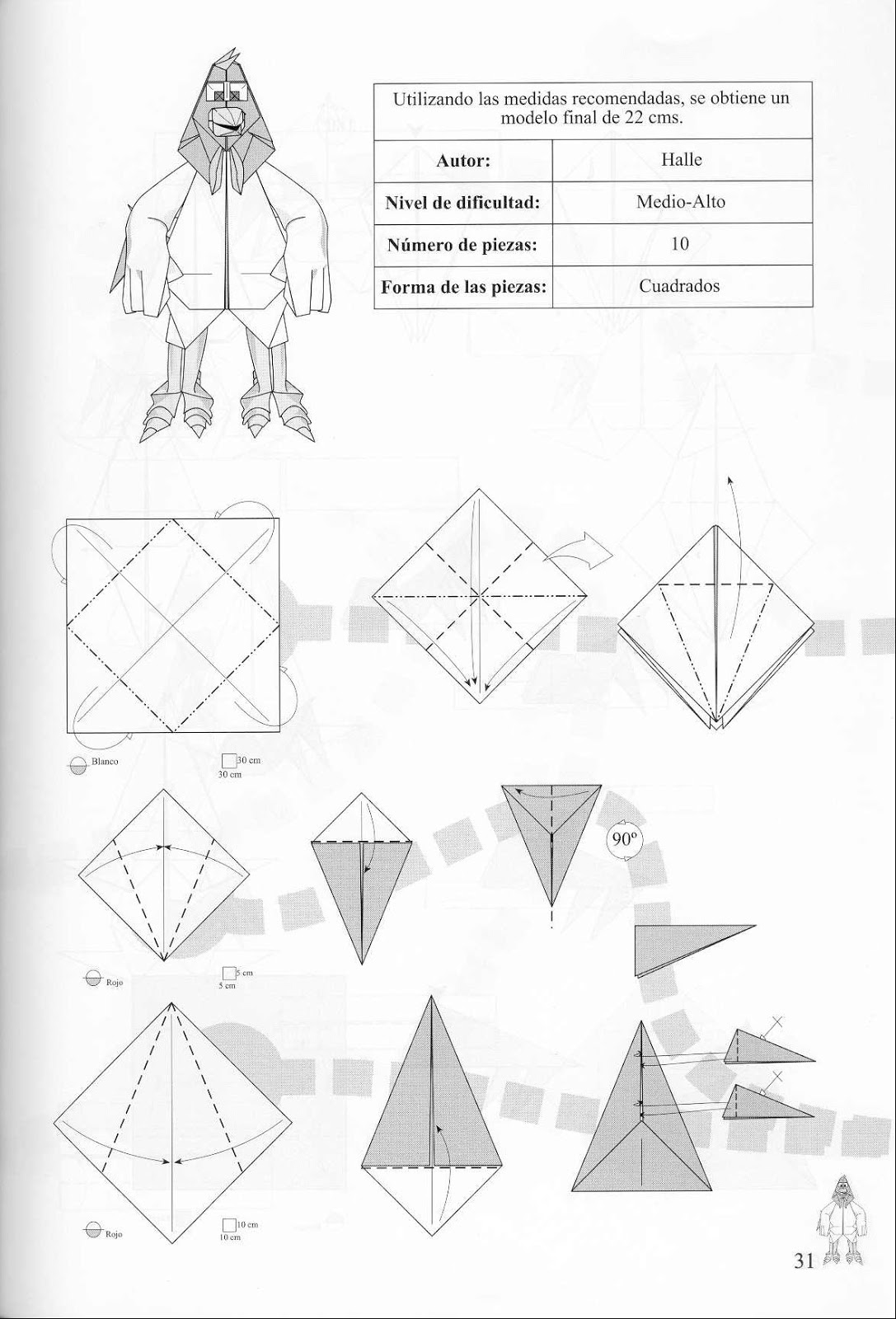 Origami Cartoon 1-Halle - Ruby Book Origami