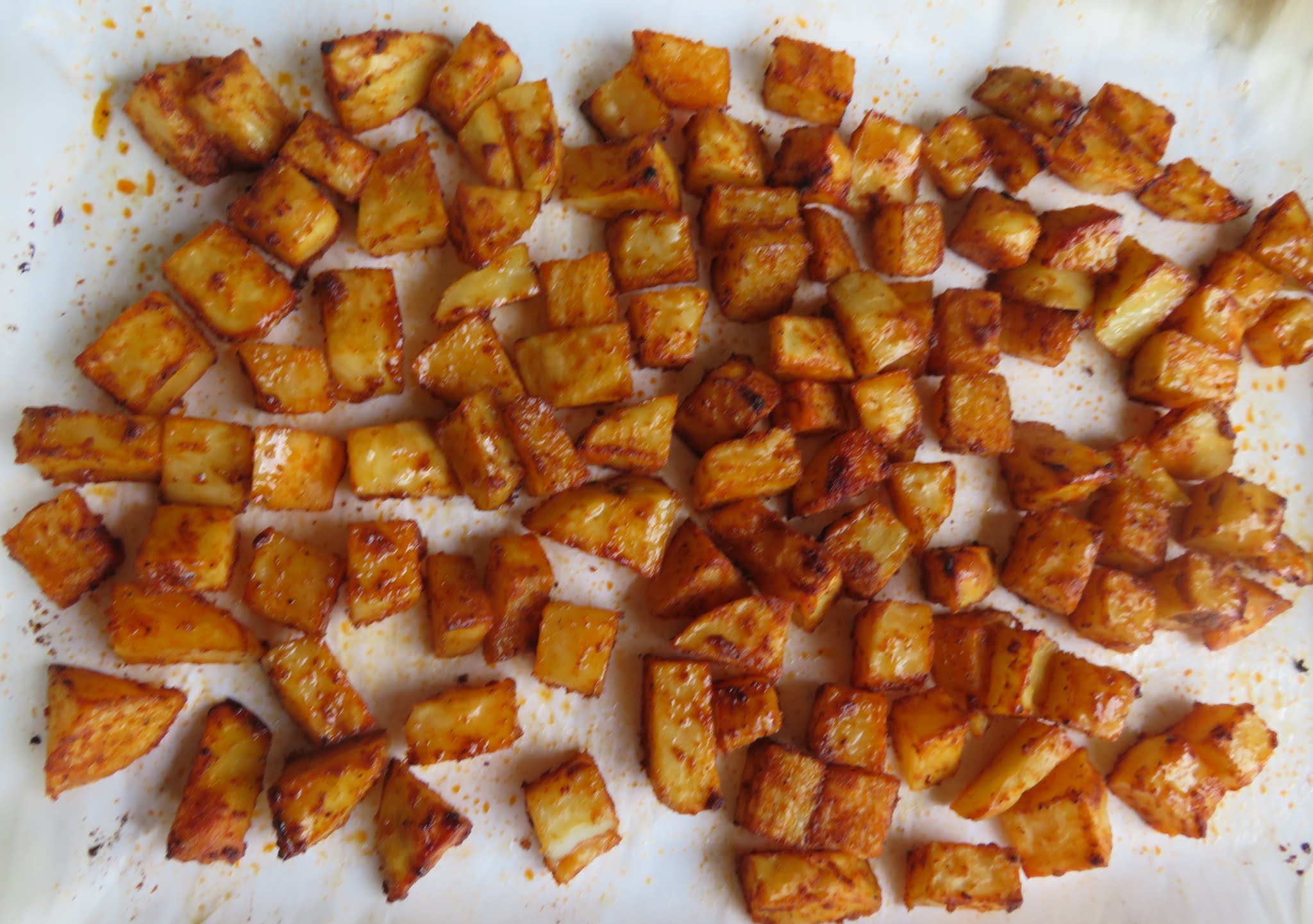 Spiced & Crispy Roasted Potatoes | The English Kitchen