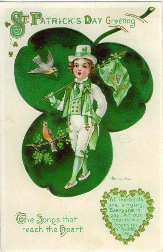 20 Adorable Vintage St. Patrick's Day Cards ~ Vintage Everyday