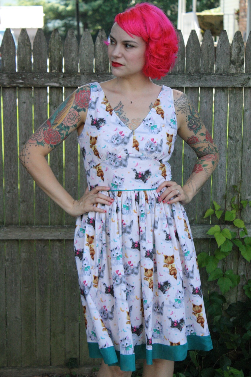 Gertie's New Blog for Better Sewing: Kitty Cat Dress