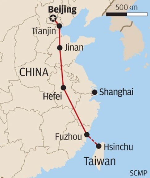 海峽兩岸高速鐵路通車指日可待 ? CHINA/TAIWAN.HSR corridor as built 2030. or 2035 ...